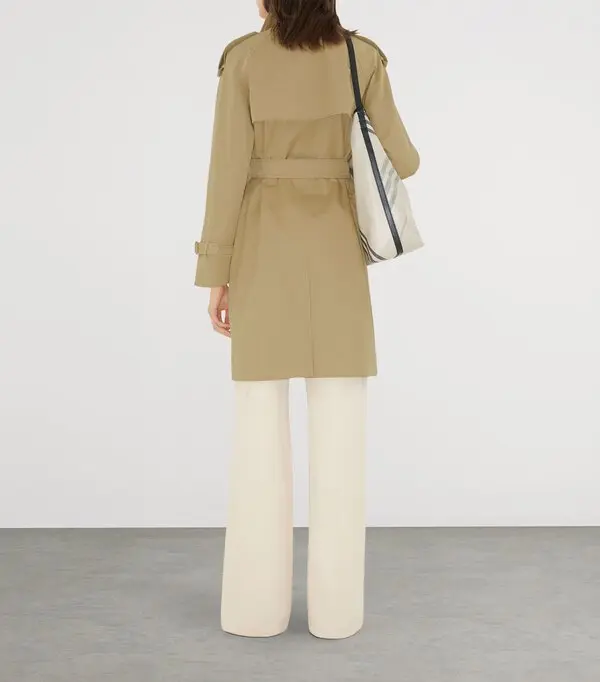 Burberry Castleford Mid-length Trench Coat - Beige