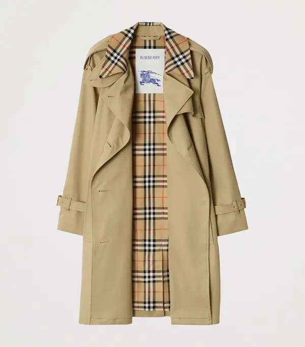 Burberry Castleford Mid-length Trench Coat - Beige