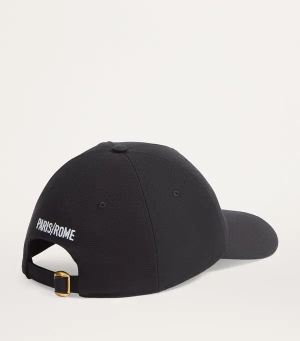 Valentino Garavani Cotton Baseball Cap - Black