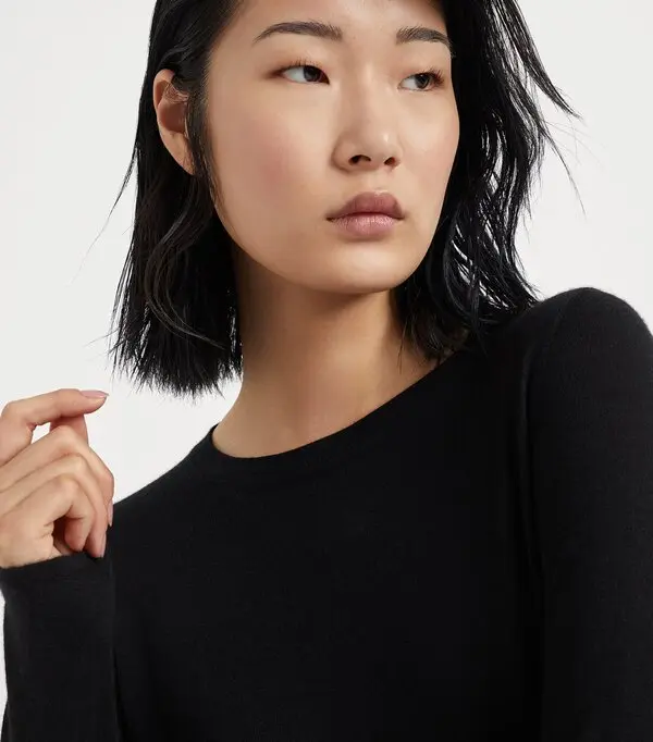 Brunello Cucinelli Cashmere-silk Sweater - Black