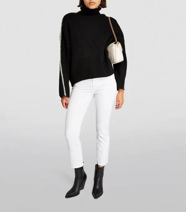 Paige Cindy High-rise Straight Jeans