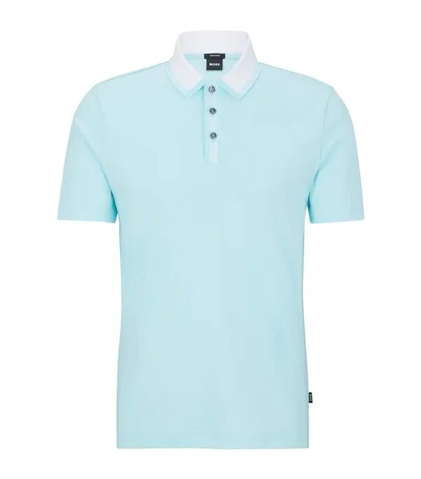 BOSS Cotton Polo Shirt - Green