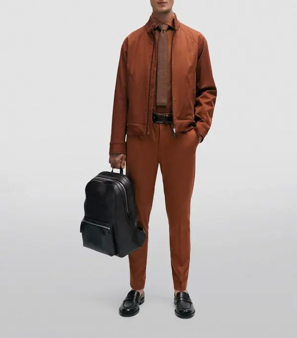 BOSS Cotton-blend Shirt - Brown