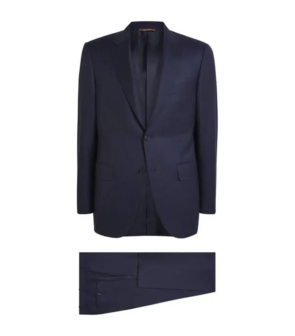 Canali Wool 2-piece Suit - Navy