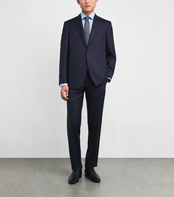 Canali Wool 2-piece Suit - Navy