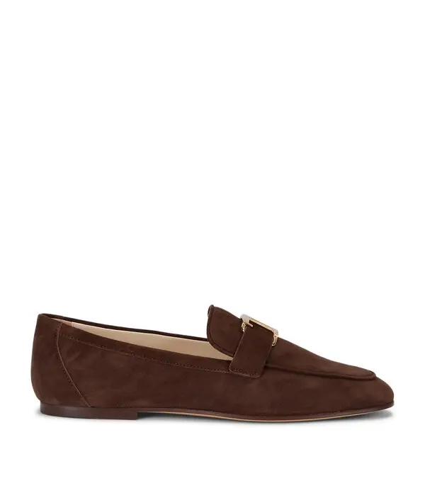 TOD'S Leather Moccasins - Brown
