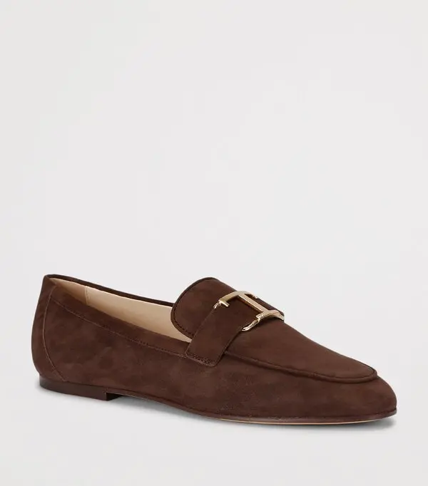 TOD'S Leather Moccasins - Brown