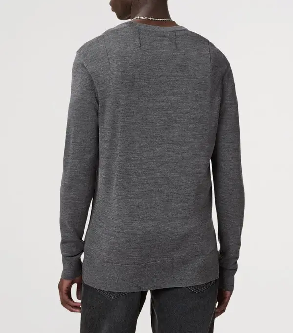 ALLSAINTS Mode Merino Wool Sweater - Grey