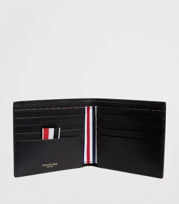 Thom Browne Leather Bifold Wallet - Black