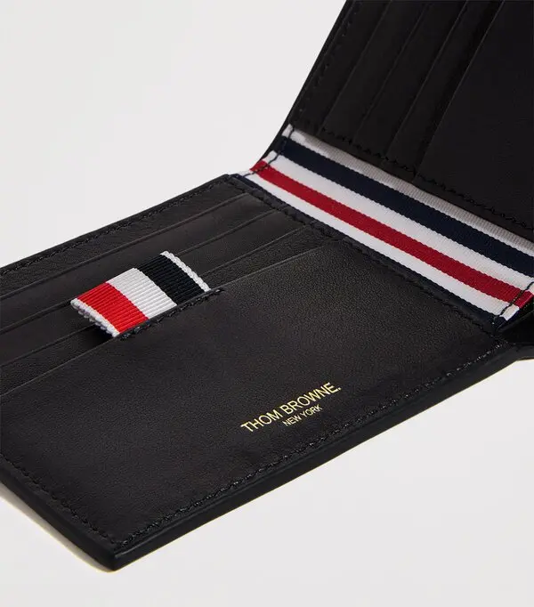 Thom Browne Leather Bifold Wallet - Black