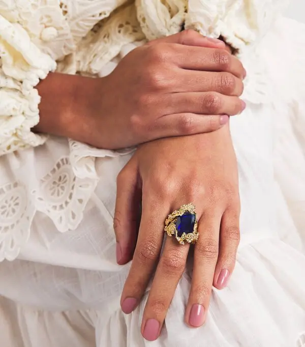 Zimmermann Embellished Bloom Cocktail Ring