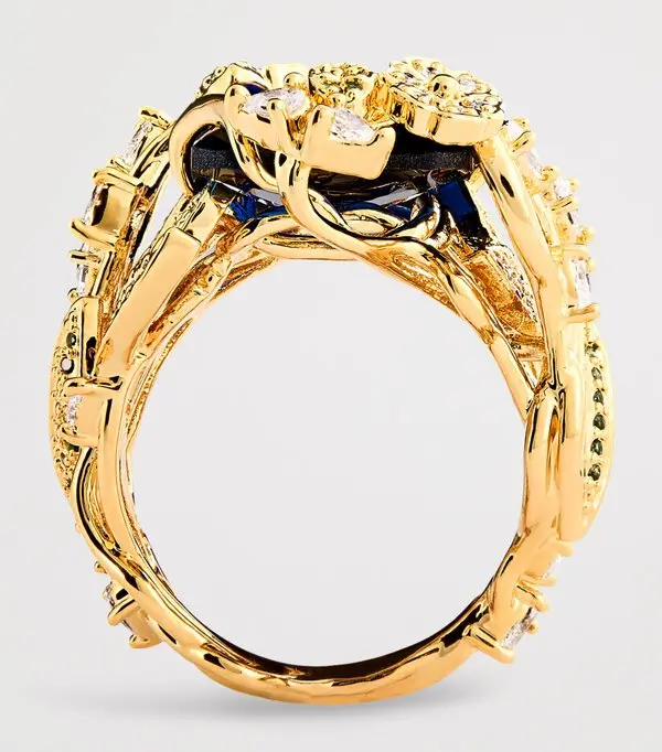 Zimmermann Embellished Bloom Cocktail Ring