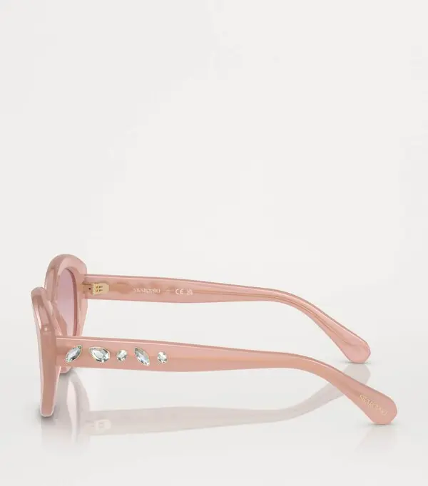 SWAROVSKI Oval Sk6005 Sunglasses - Pink