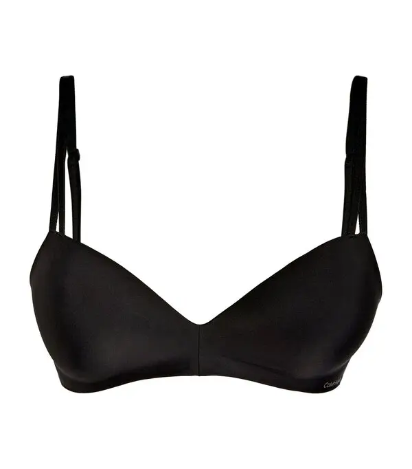 Calvin Klein Seductive Comfort Push-up Bra - Black