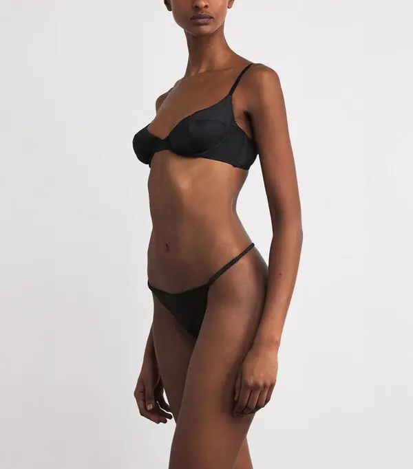 Kiki De Montparnasse Stretch-silk Tous Les Jours Demi Bra