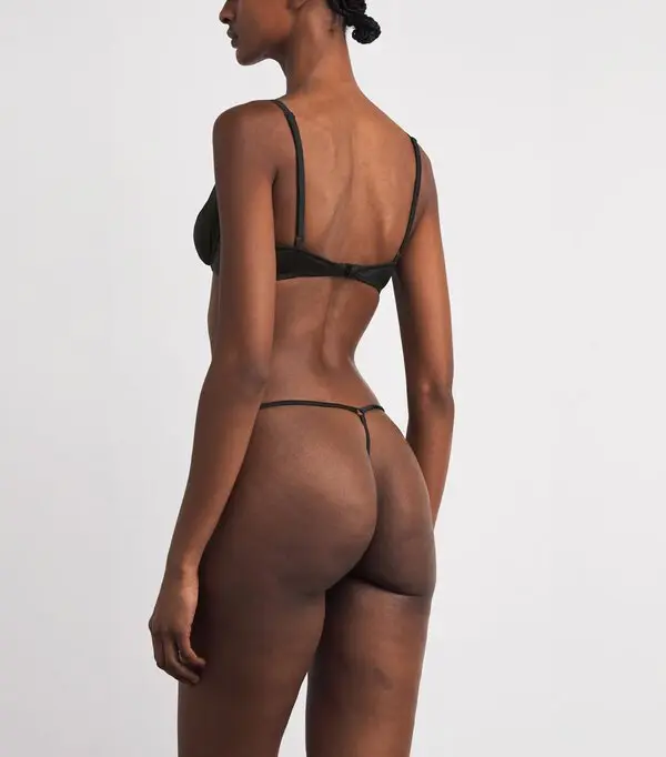 Kiki De Montparnasse Stretch-silk Tous Les Jours Demi Bra