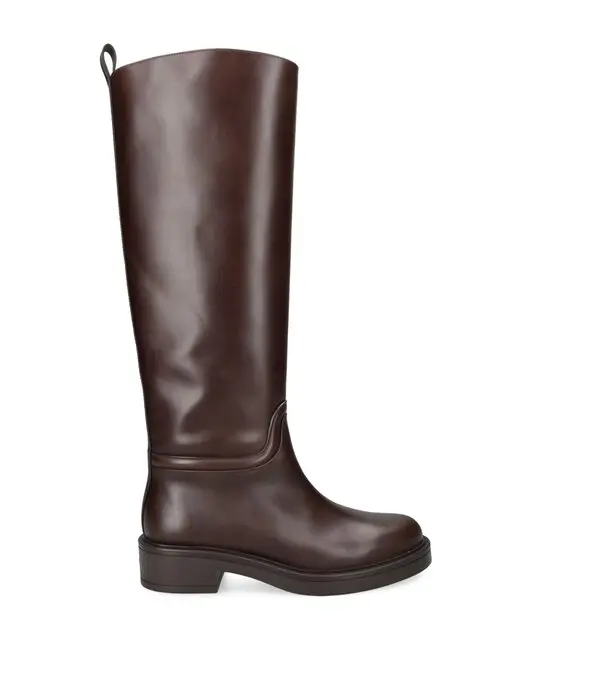 STUART WEITZMAN Leather Celia Riding Boots - Brown