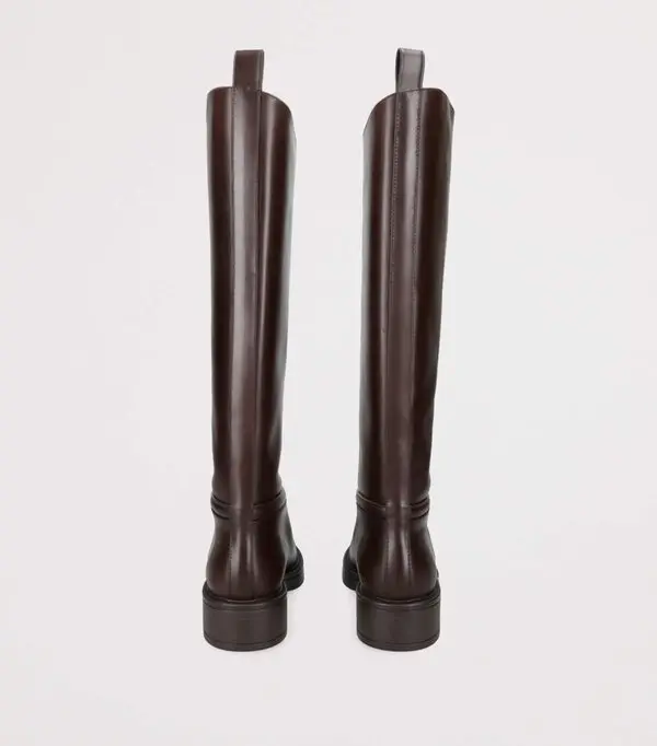 STUART WEITZMAN Leather Celia Riding Boots - Brown