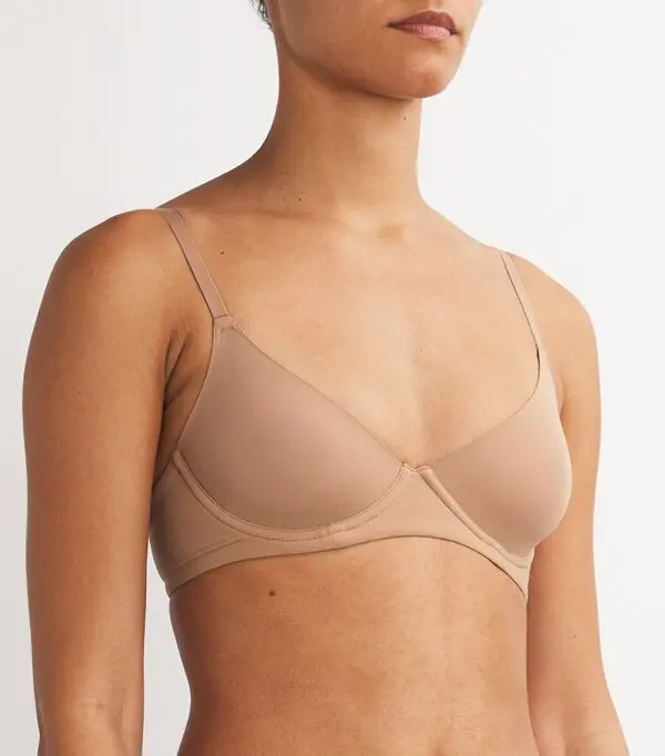 SKIMS Fits Everybody Unlined Demi Bra - Brown