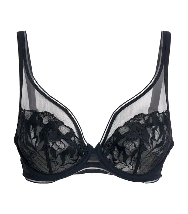 Maison Lejaby Lace Sin Underwired Bra - Black
