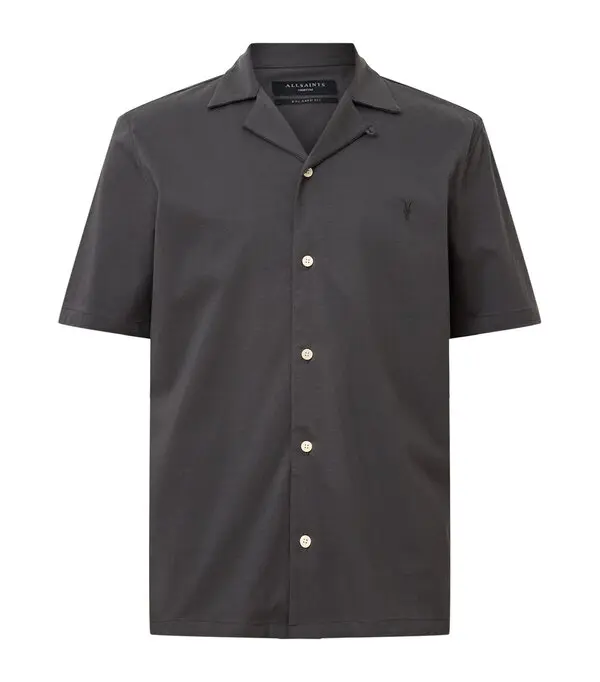 ALLSAINTS Cotton Hudson Shirt - Grey