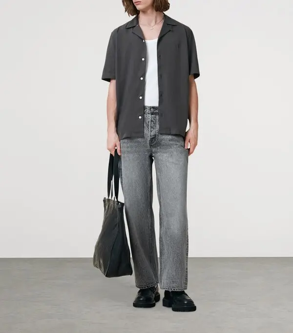 ALLSAINTS Cotton Hudson Shirt - Grey