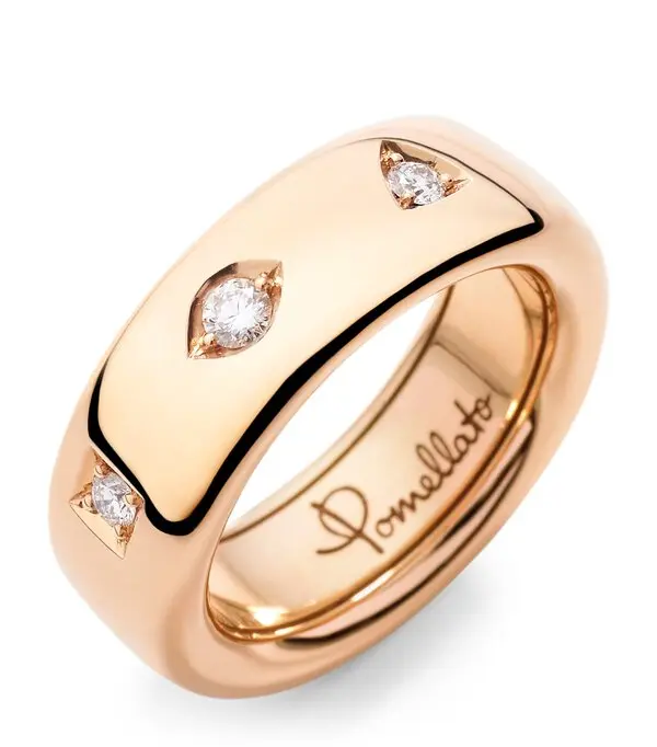 Pomellato Iconica Diamond Ring - Rose Gold