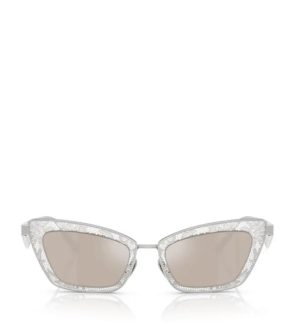 Dolce & Gabbana Square Frame Sunglasses - White