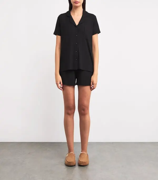 SKIMS Soft Lounge Short Pyjamas - Black