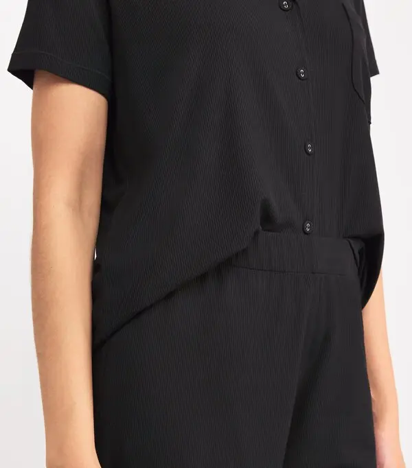 SKIMS Soft Lounge Short Pyjamas - Black