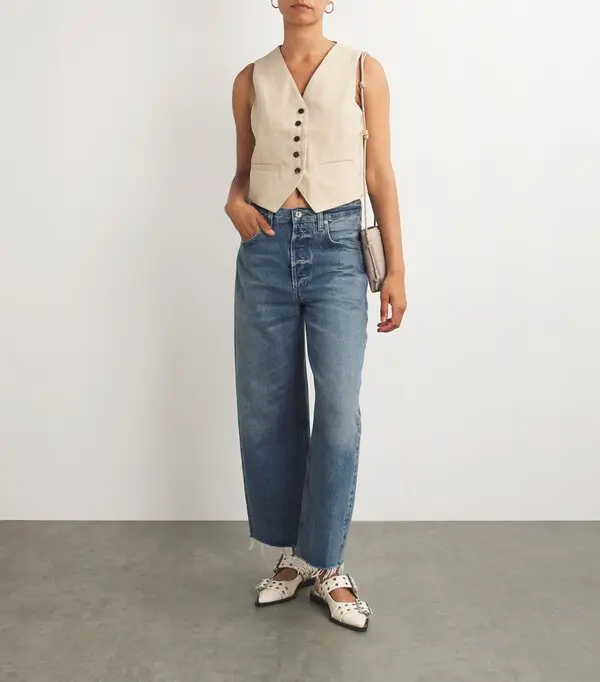 Citizens Of Humanity Ayla Cropped Jeans - Blue