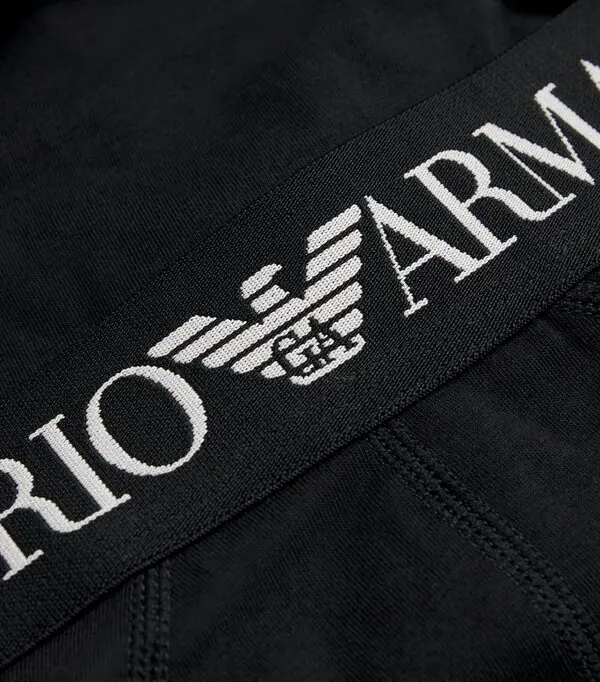 Emporio Armani Stretch-cotton Logo Briefs
