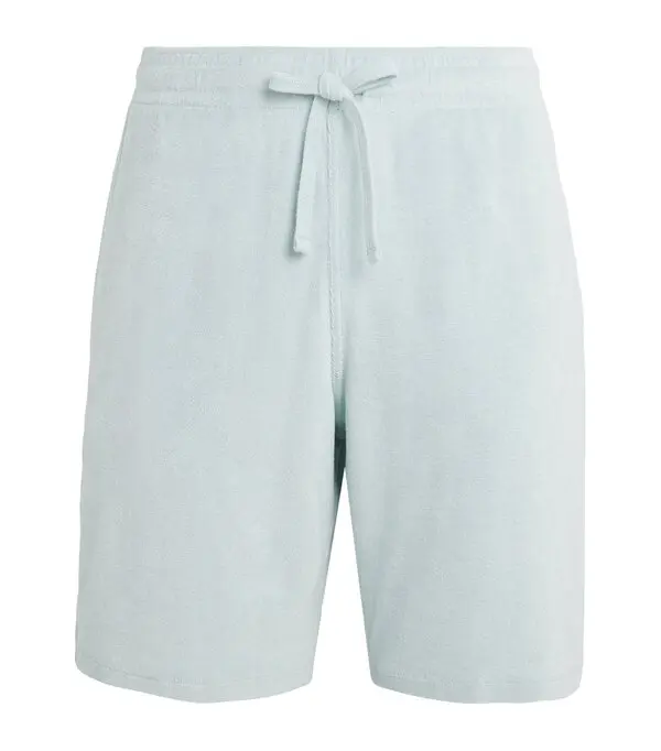 Vilebrequin Cotton-blend Terry Bermuda Shorts - Blue