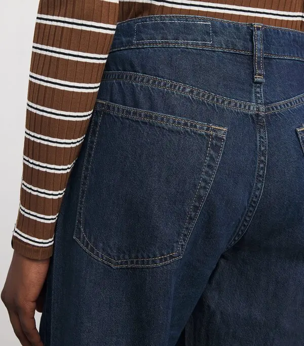 Rag & Bone Logan Mid-rise Wide-leg Jeans - Blue