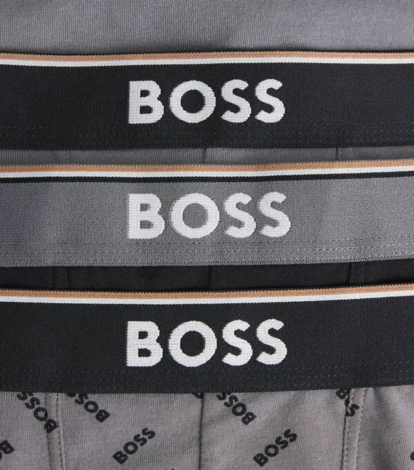 BOSS Cotton-stretch Power Trunks - Grey