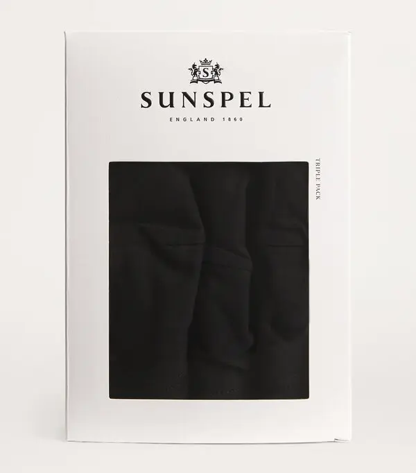 Sunspel Stretch-cotton Trunks - Black