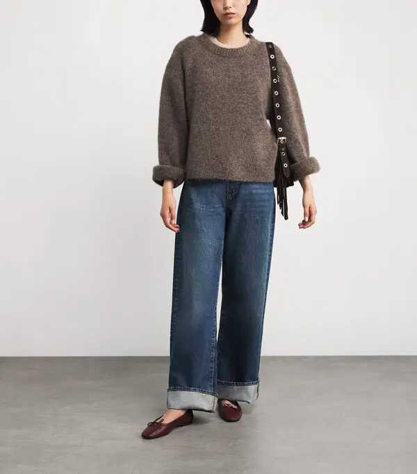 FRAME The Loose Wide Leg Jeans