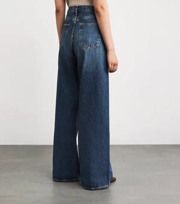 FRAME The Loose Wide Leg Jeans