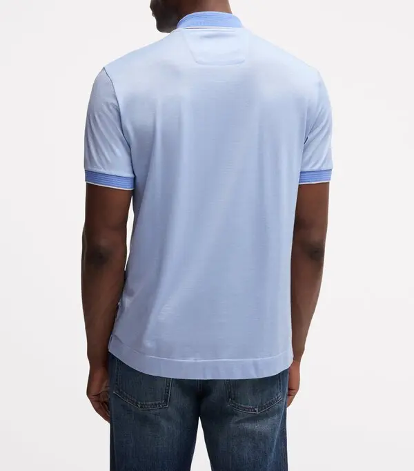 BOSS Cotton-silk Polo Shirt