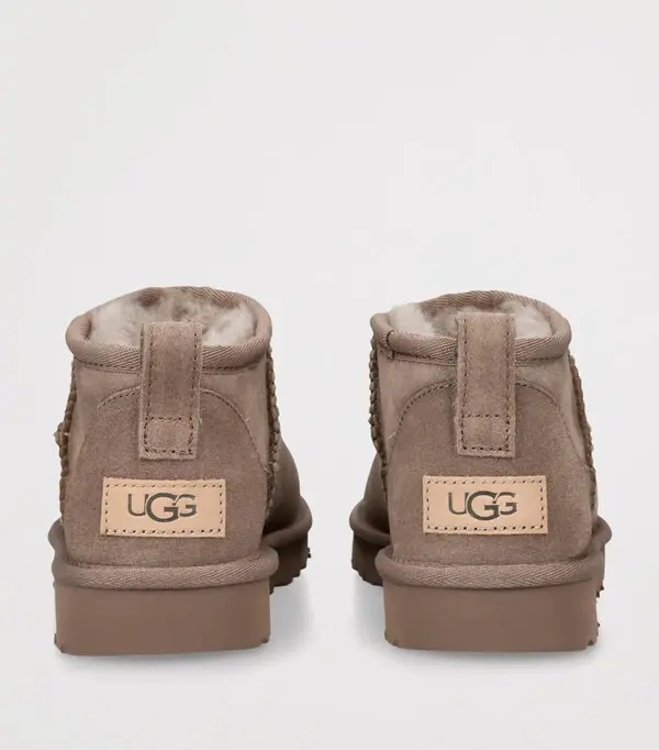 UGG Suede Ultra Mini Boots - Brown