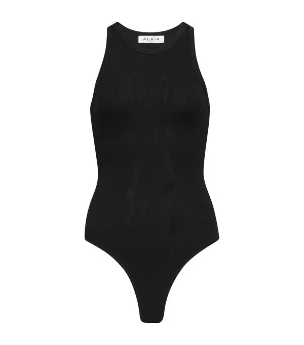 Alaïa Ribbed Tank Bodysuit