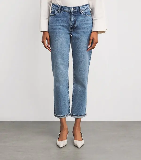 FRAME The Borrowed Straight Jeans