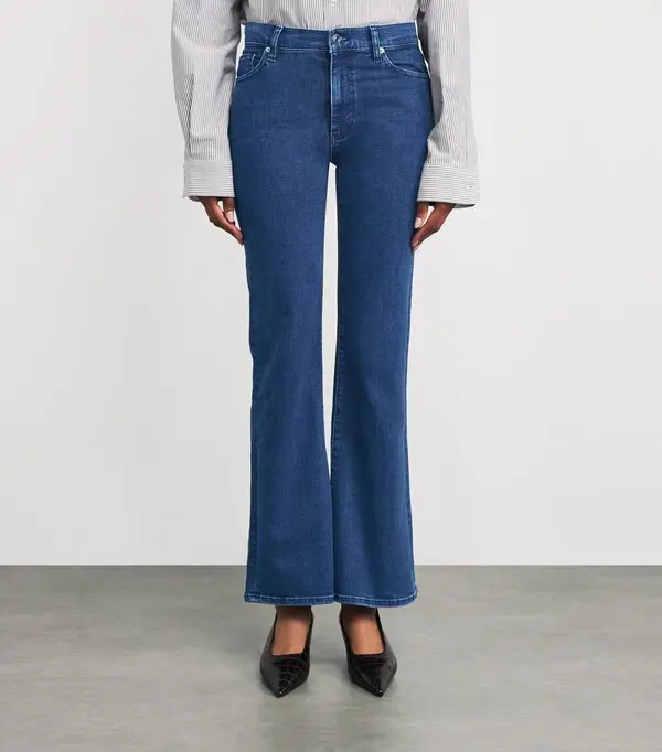 FRAME The Icon Flared Jeans - Navy