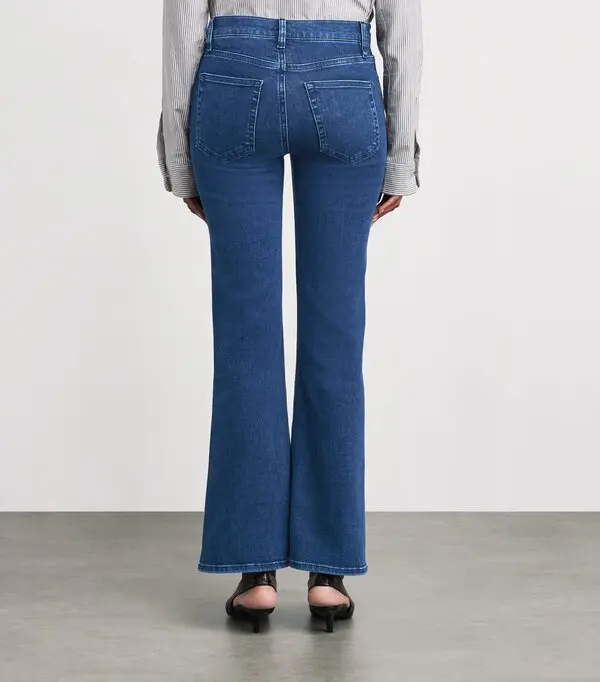 FRAME The Icon Flared Jeans - Navy
