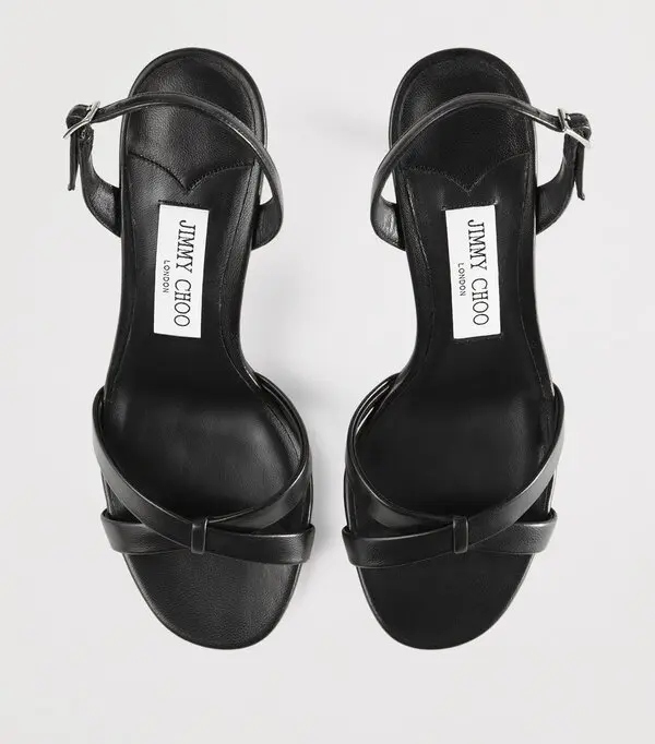 JIMMY CHOO Elsy 70 Heeled Sandals - Black