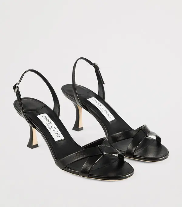 JIMMY CHOO Elsy 70 Heeled Sandals - Black