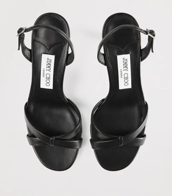JIMMY CHOO Elsy 70 Heeled Sandals - Black