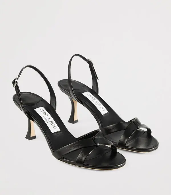 JIMMY CHOO Elsy 70 Heeled Sandals - Black