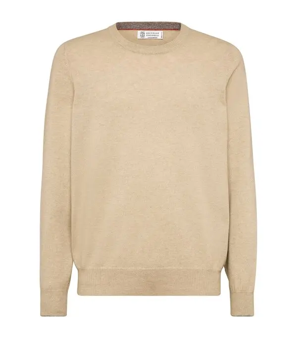 Brunello Cucinelli Crewneck Cashmere Sweater - Brown