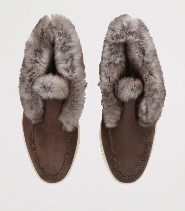 Santoni Suede Ankle Boots